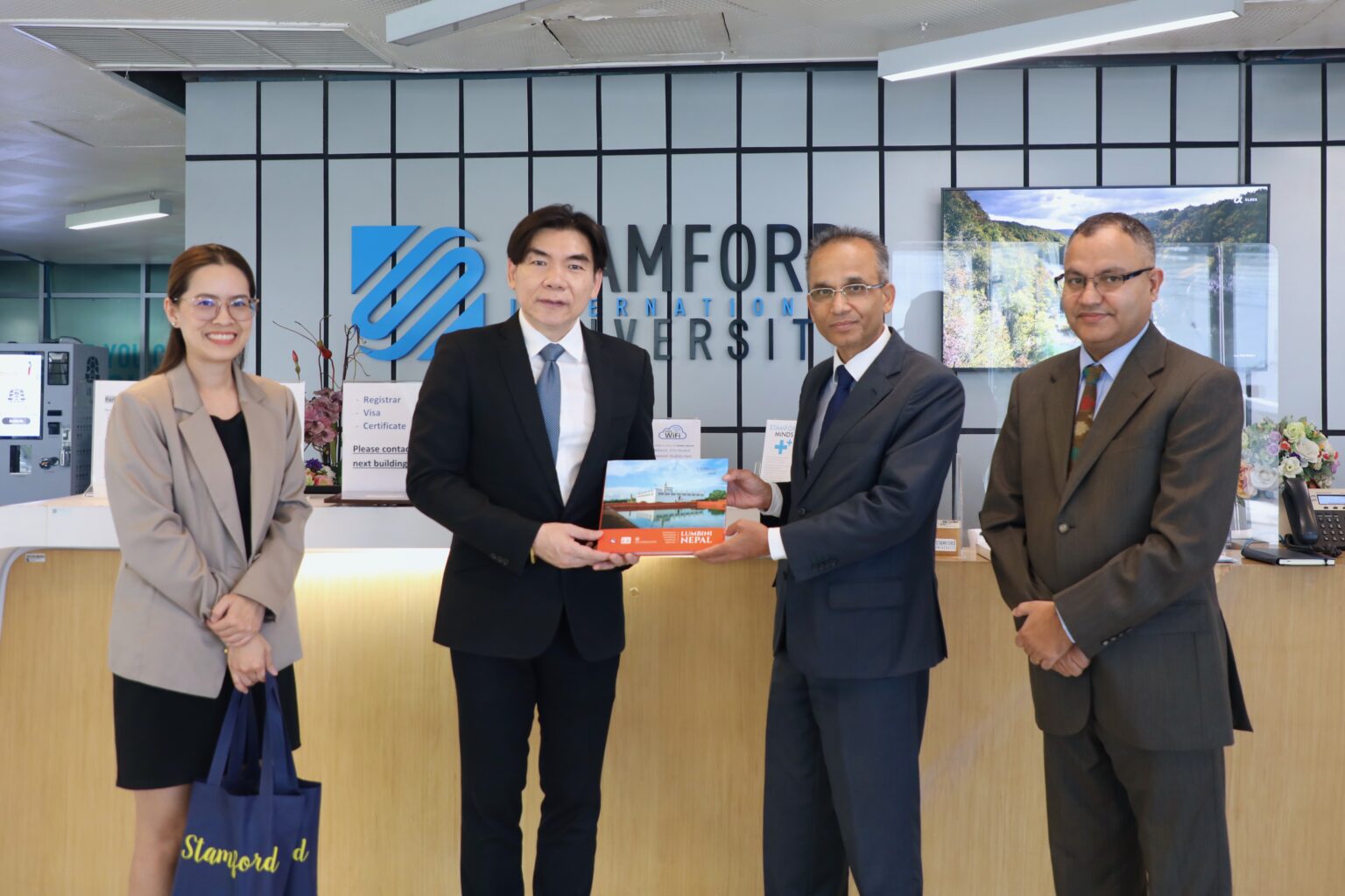 Stamford International University was honoured with the visit of His ...